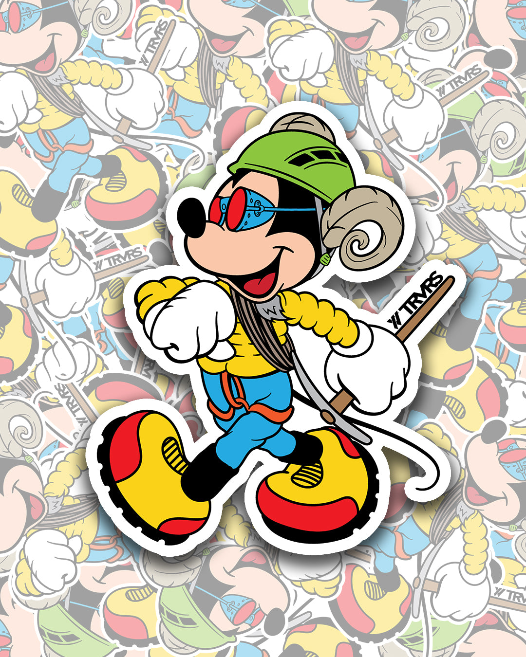 Mickey Mountaineer Sticker – TRVRS Creative